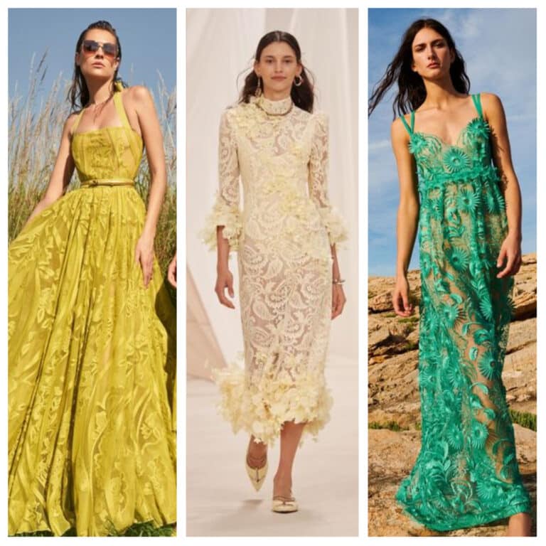 Vestidos de noche de moda 2023 - Colores y estilos - QNoche